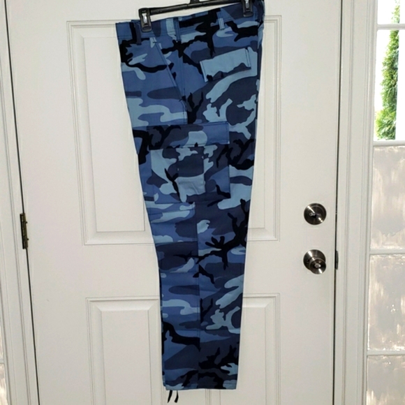 Rothco | Pants | Mens Military 6 Pocket Sky Blue Camo Bdu | Poshmark